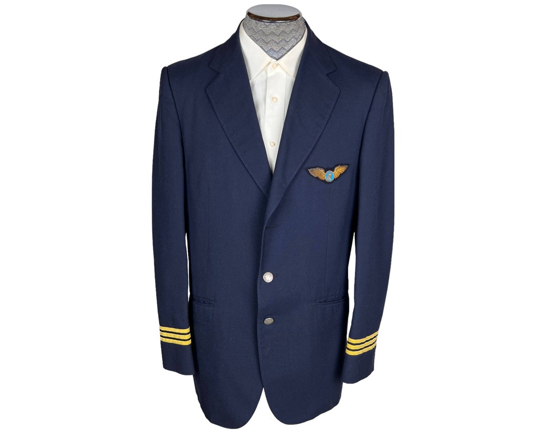 Vintage Air Transat Quebec Airline Pilot Uniform Jacket First Officer ...