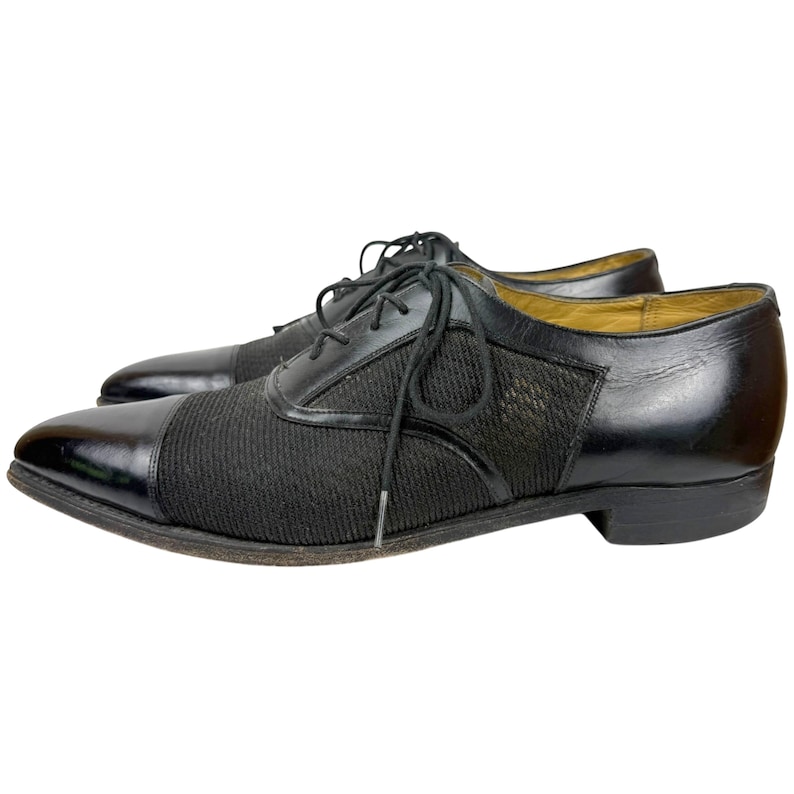 Vintage 1950s 60s Mens Shoes - Pointy Toe W Mesh Sides Daoust Lalonde ...