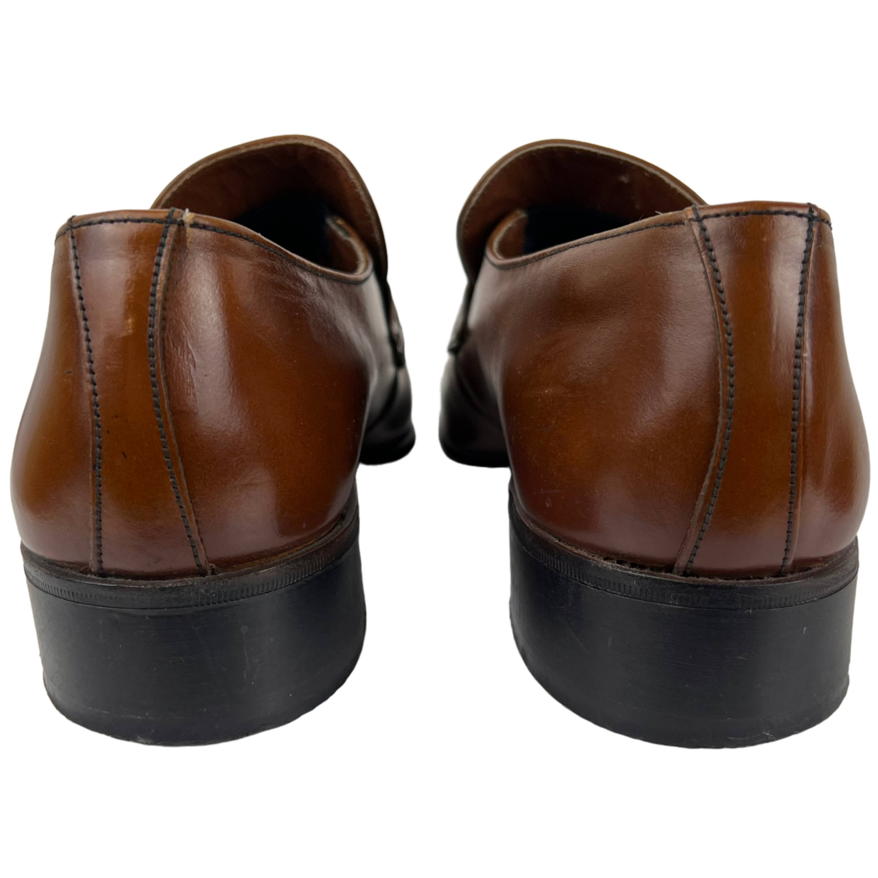 Vintage 1970s English Brown Shoes Loafers Wearra John Shortland Men’s ...