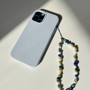 Blue & Green Beaded Phone Chain - Etsy