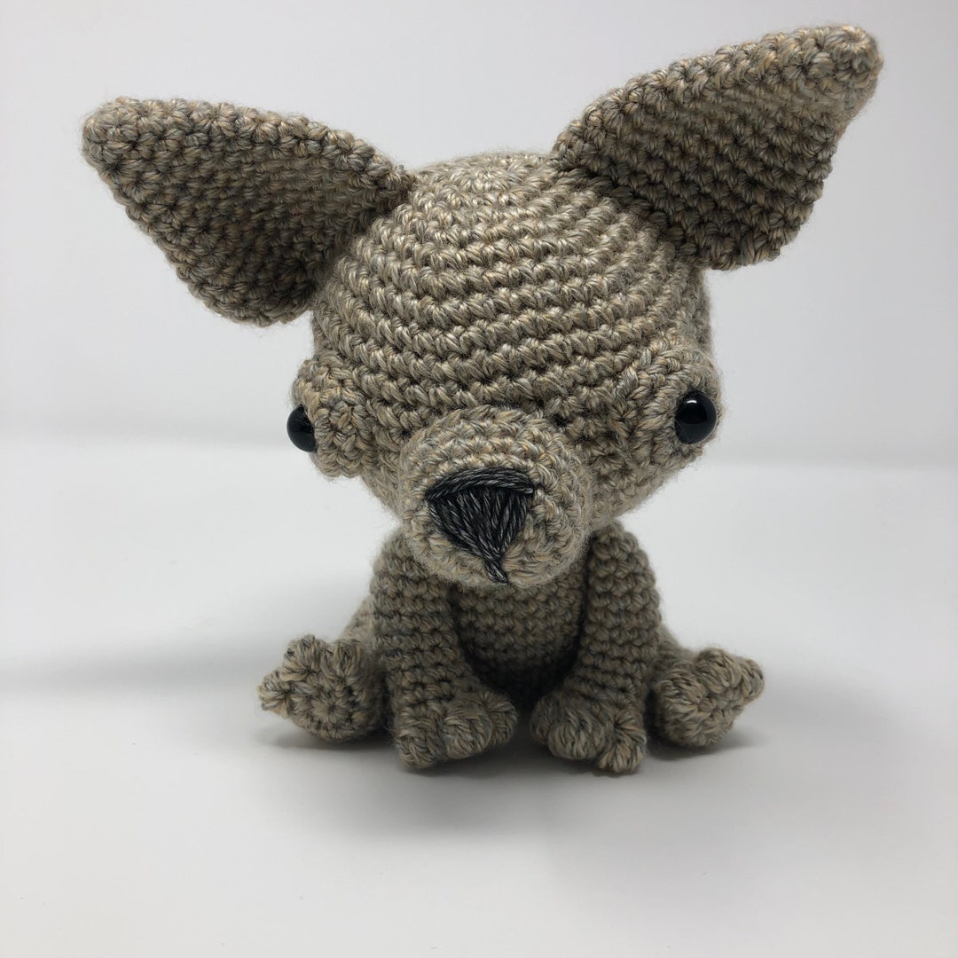 Chihuahua Stuffy| Stuffed Animal | Crocheted Stuffie | Amigurumi Dog ...