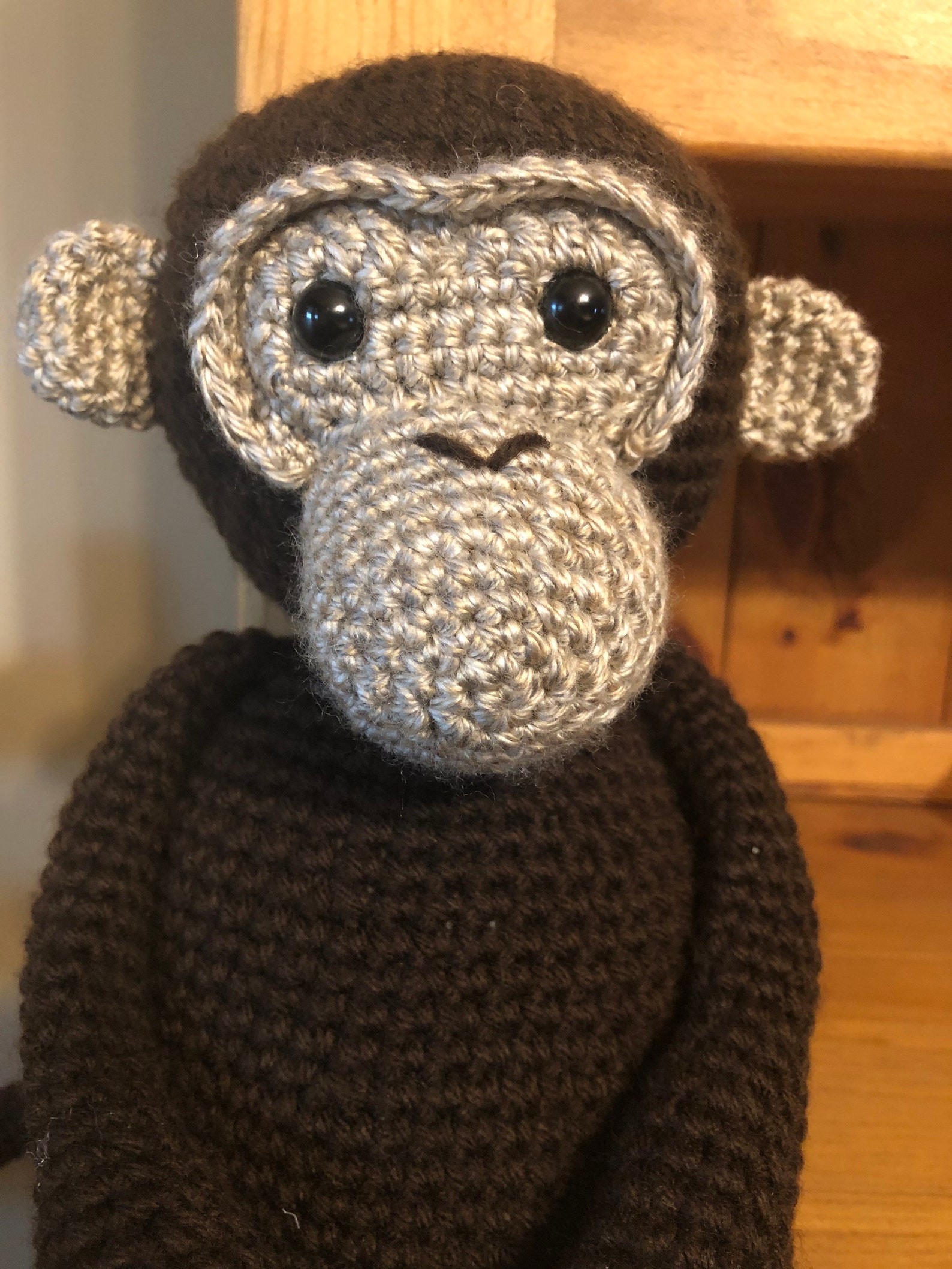 Monkey Stuffy| Stuffed Animal | Crocheted Stuffie | Amigurumi ...