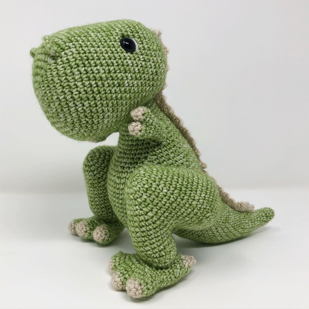 T. Rex Stuffy | Dinosaur Stuffed Animal | Dino Crocheted Plushy ...