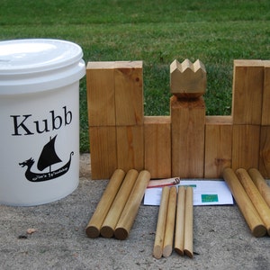 Kubb Set - Etsy