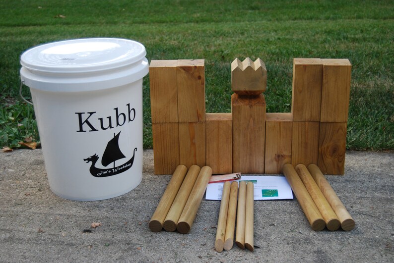 Kubb Set - Etsy