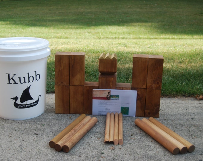Kubb Set - Etsy
