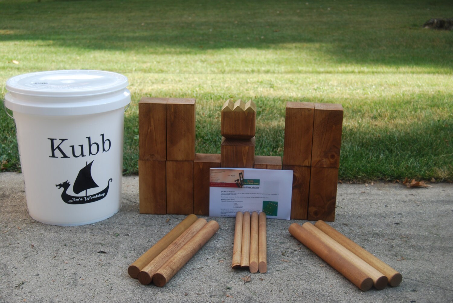 Kubb Set - Etsy