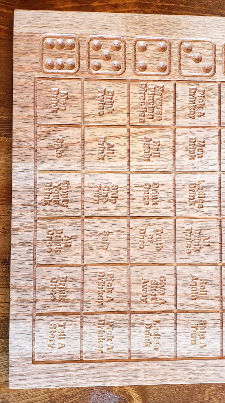 Tipsy Dice Drinking Game Double - Etsy