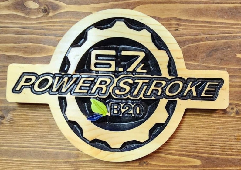 Ford Power Stroke 6.7L Badge Sign - Etsy