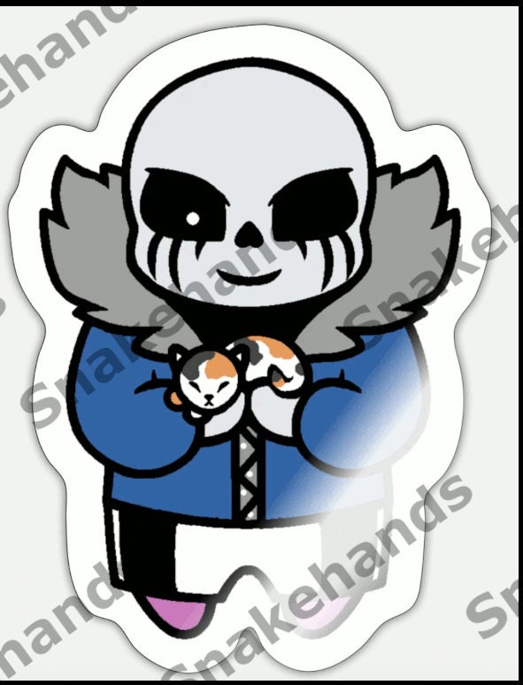 Undertale Multiverse AU Chibi Fanart Vinyl Stickers With Pets Bad ...