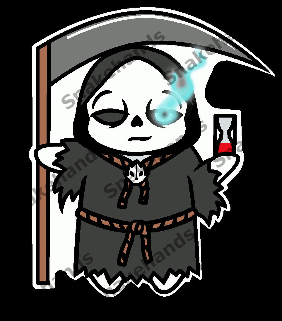 Undertale Multiverse AU Hand-made Chibi Sans Fanart Vinyl Stickers ...