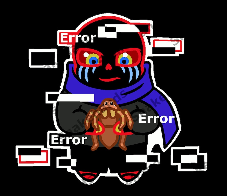 Undertale Multiverse AU Chibi Fanart Vinyl Stickers With Pets Bad ...