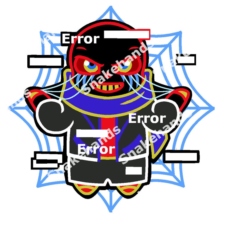 Undertale Multiverse AU Bad Sanses Chibi Hand-made Fanart Vinyl ...