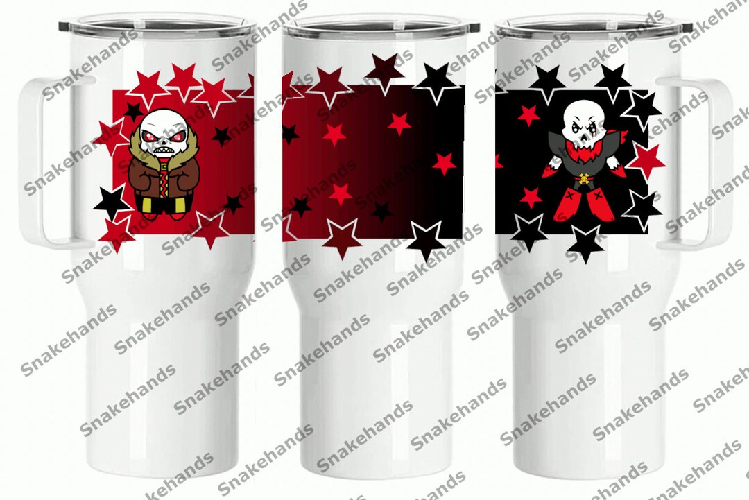 Custom Undertale Underfell Fanart Thermal Coffee Cup Tumbler - Etsy