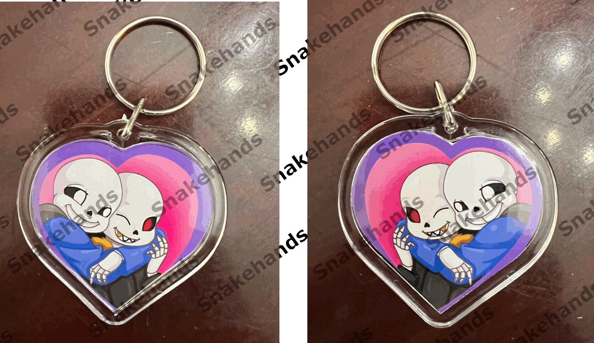 Undertale and Underfell Fanart Two-sided Custom Kustard Acrylic ...