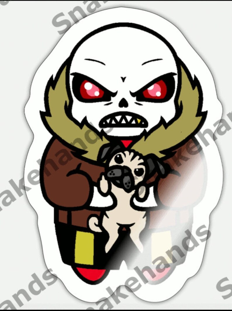 Undertale Multiverse AU Chibi Fanart Vinyl Stickers With Pets ...