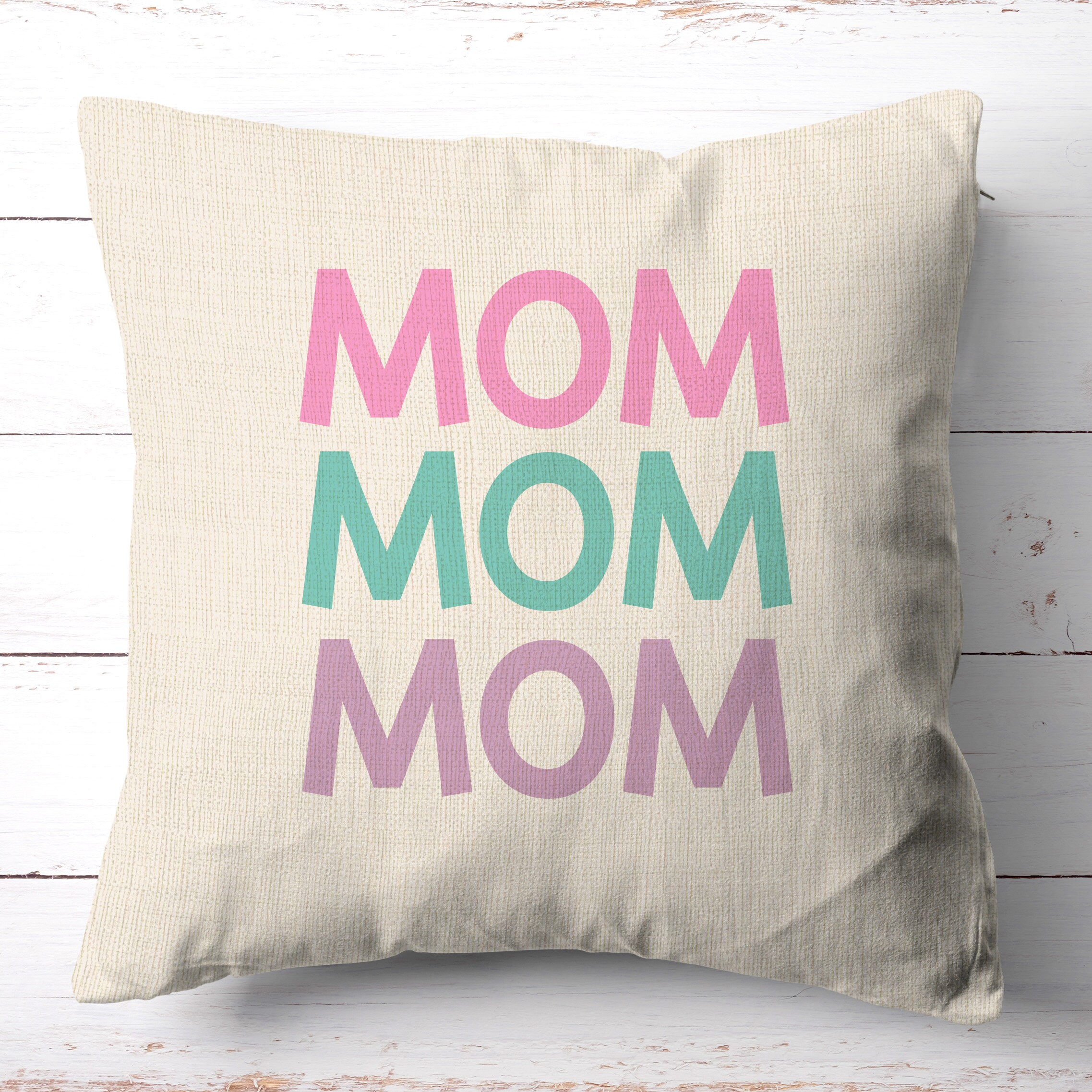 Mom Pillow Mom Pillow With Kids Names Personalized Pillow - Etsy