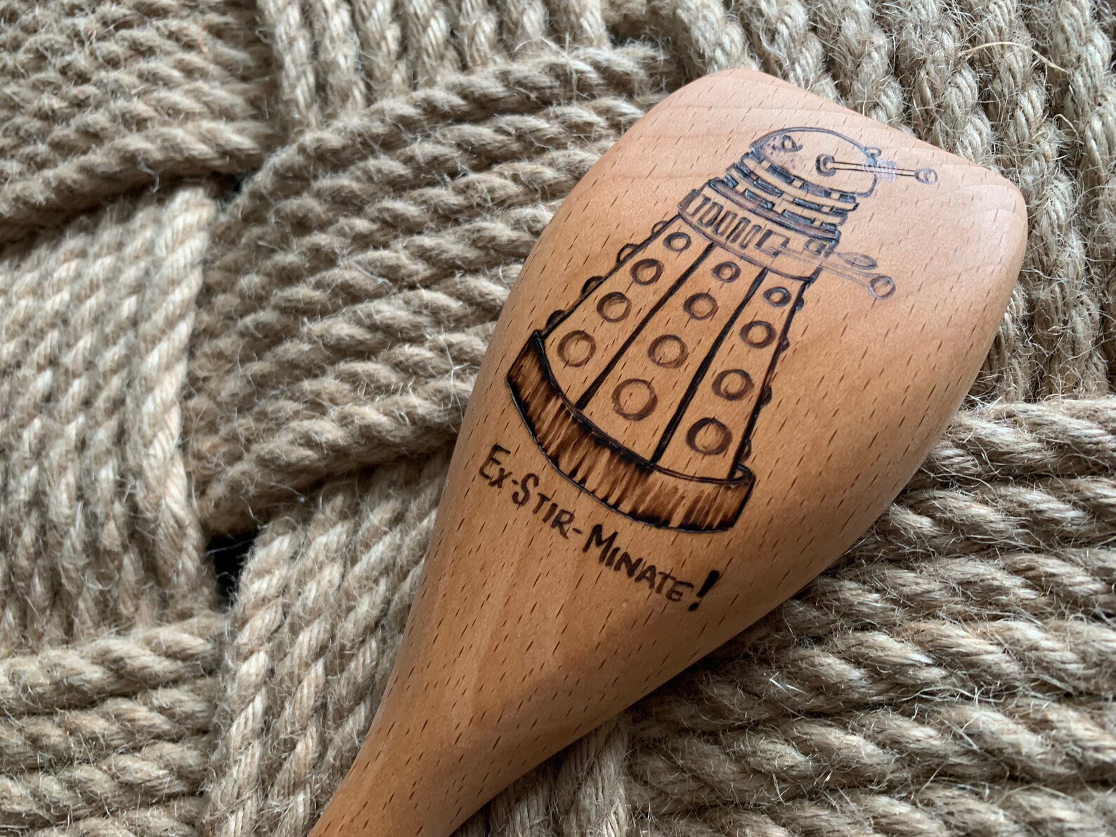 Doctor Who Inspired Wood Burned Spoon - Etsy