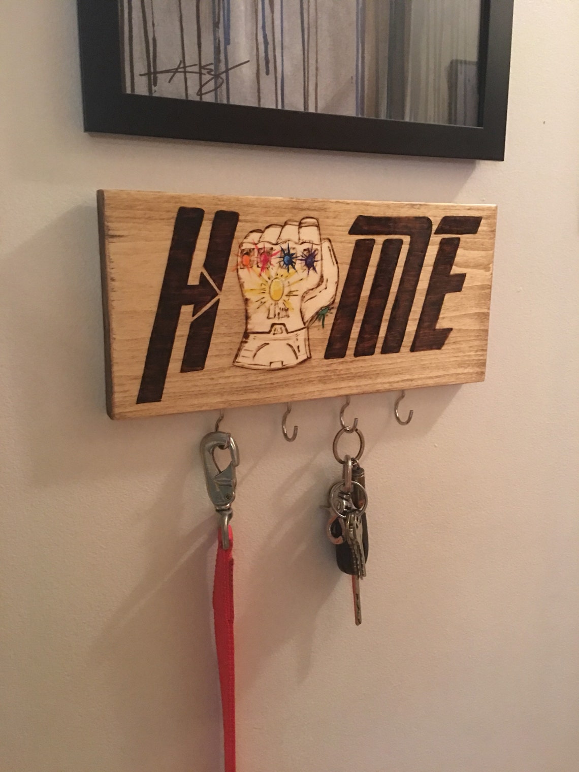 Marvel Avengers Inspired Infinity Gauntlet Key Rack Key/mask - Etsy