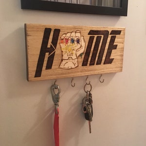 Marvel Avengers Inspired Infinity Gauntlet Key Rack Key/mask - Etsy