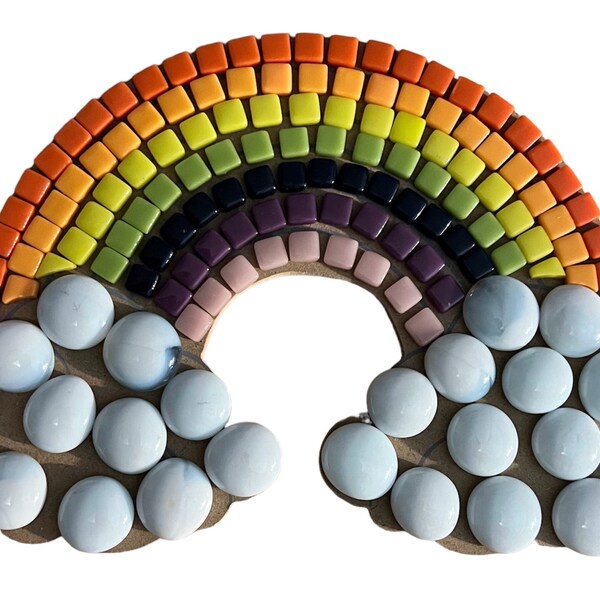 Rainbow Mosaic - Etsy