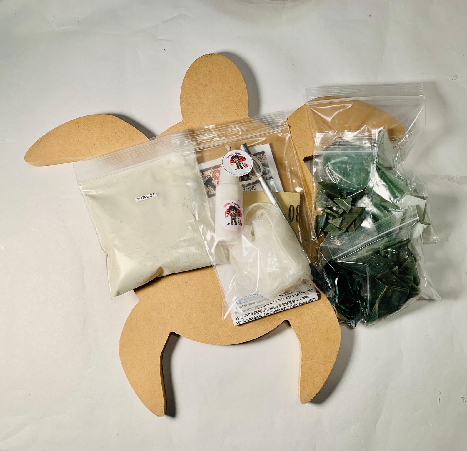 DIY Sea Turtle Mosaic Kit/under the Sea/beach Theme/summer Fun - Etsy