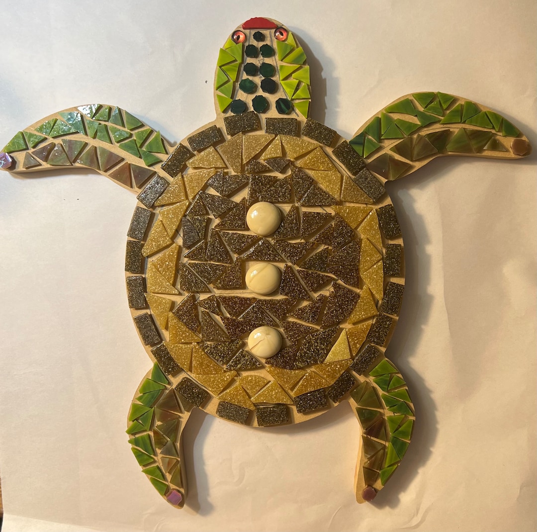 DIY Sea Turtle Mosaic Kit/under the Sea/beach Theme/summer Fun - Etsy
