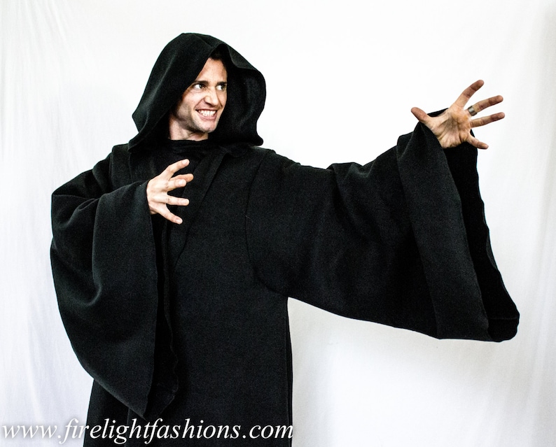 Jedi cloak star wars cosplay costume sith lord cape | Etsy