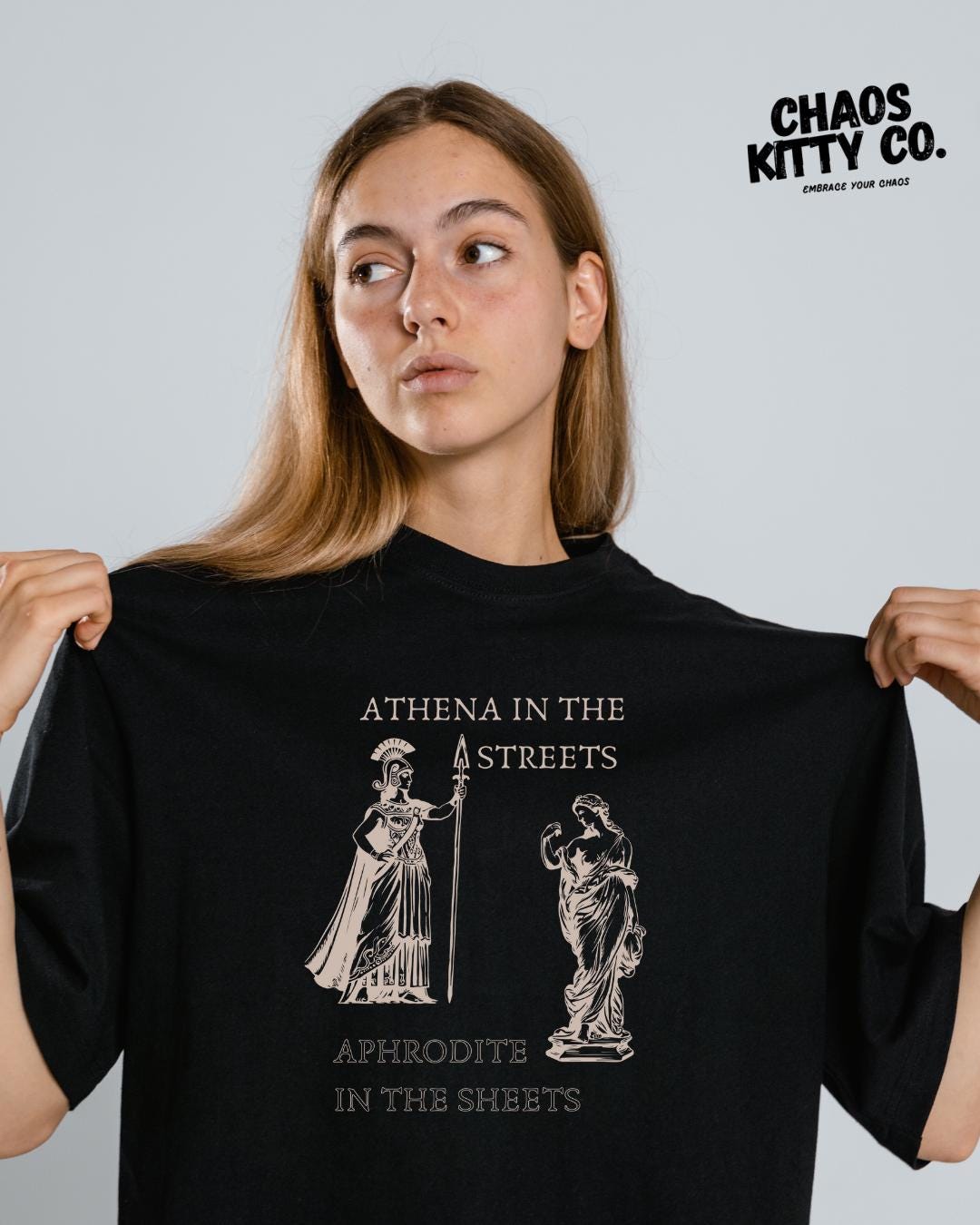 Goddess Duo Tee - Aphrodite - Athena - Greek Mythology - Pagan - Pride ...