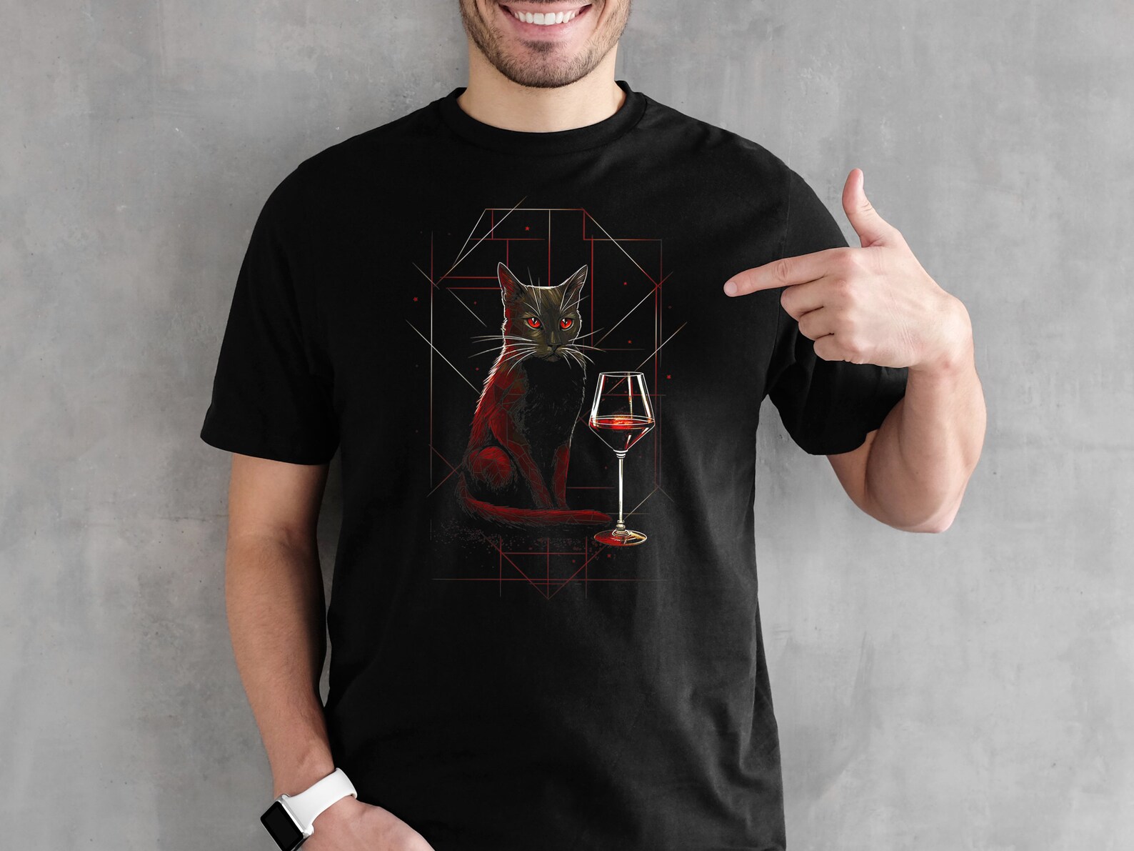 Nocturnal Feline Tee Dark Cat T-shirt Gothic Style Cat - Etsy