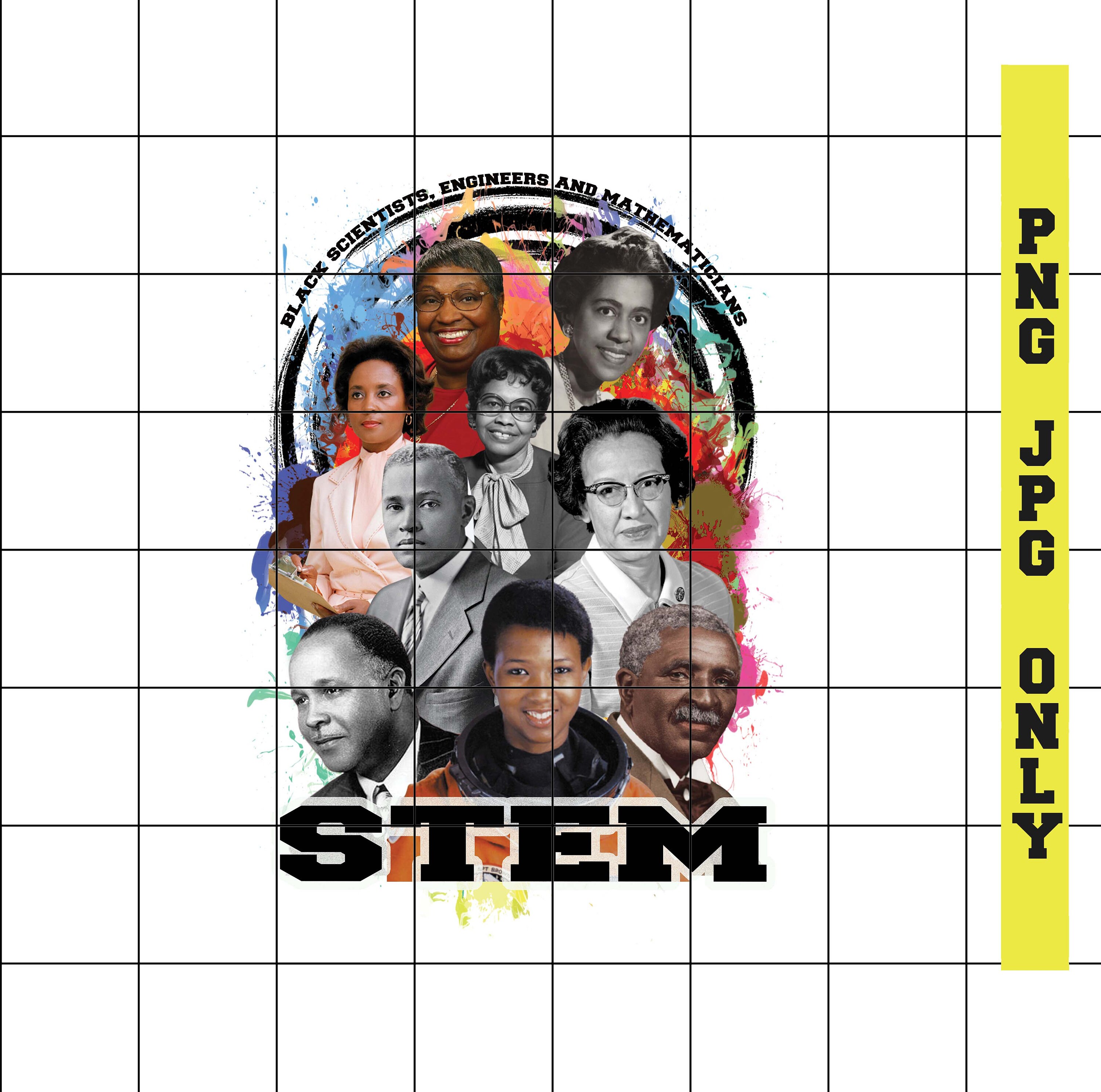 Black Scientists Png Stem Png I Am Black History PNG I Am - Etsy