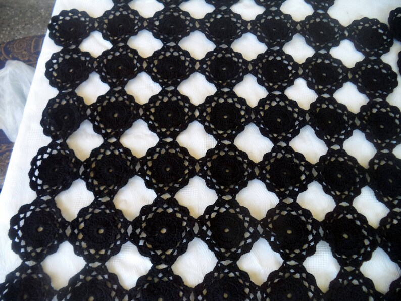 Little black dress made crochet / custom | Etsy