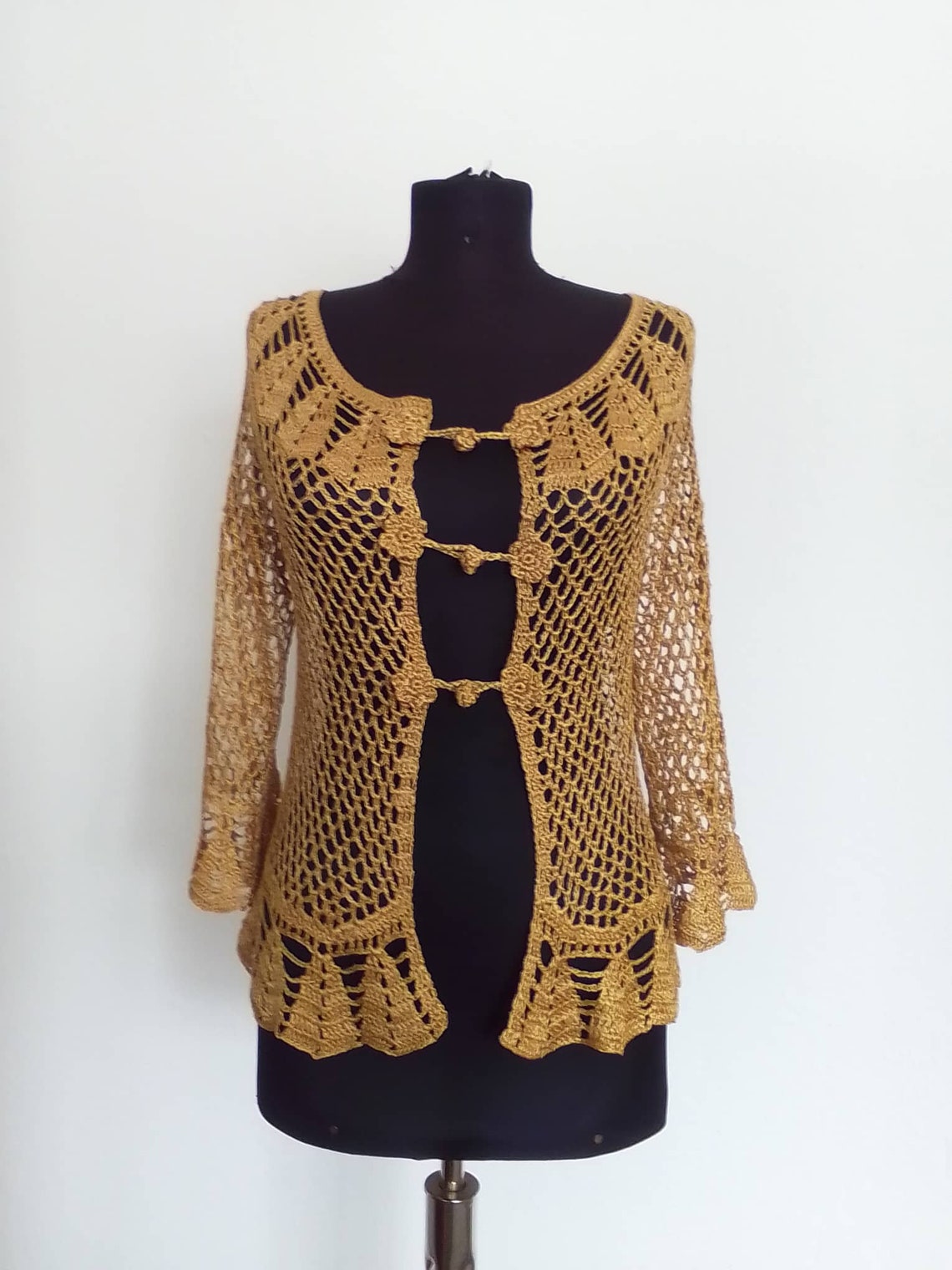 Women's Wedding Bolero Crochet, White Bolero Crochet / Made to Order - Etsy