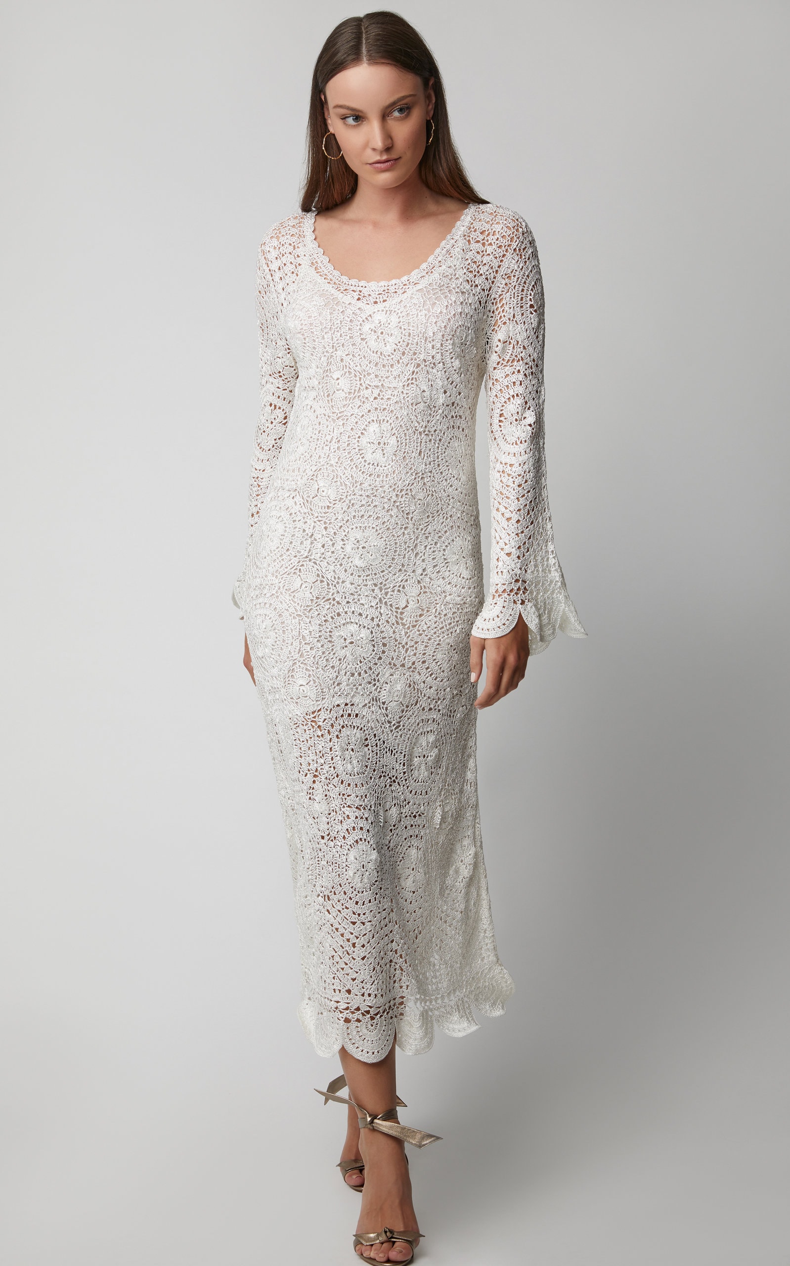 Long White Dress Crochet ,wedding Dress Crochet ,crochet Maxi Dress ...