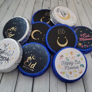 Set of 50 X 3cm Eid Mubarak Chocolate Coins - Etsy