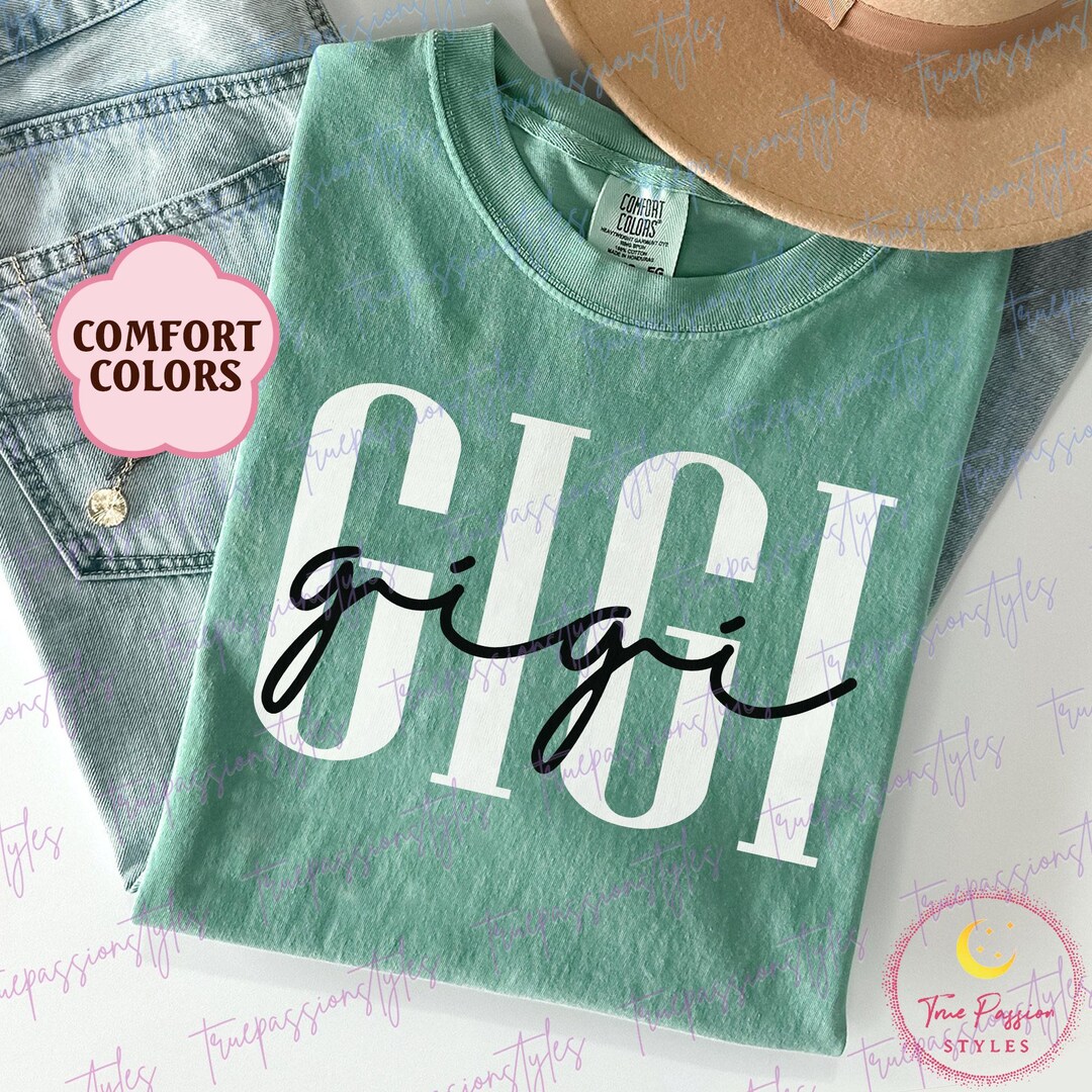 Comfort Colors® Gigi Shirt, Mothers Day Shirt, Grandmother Gifts, Baby ...