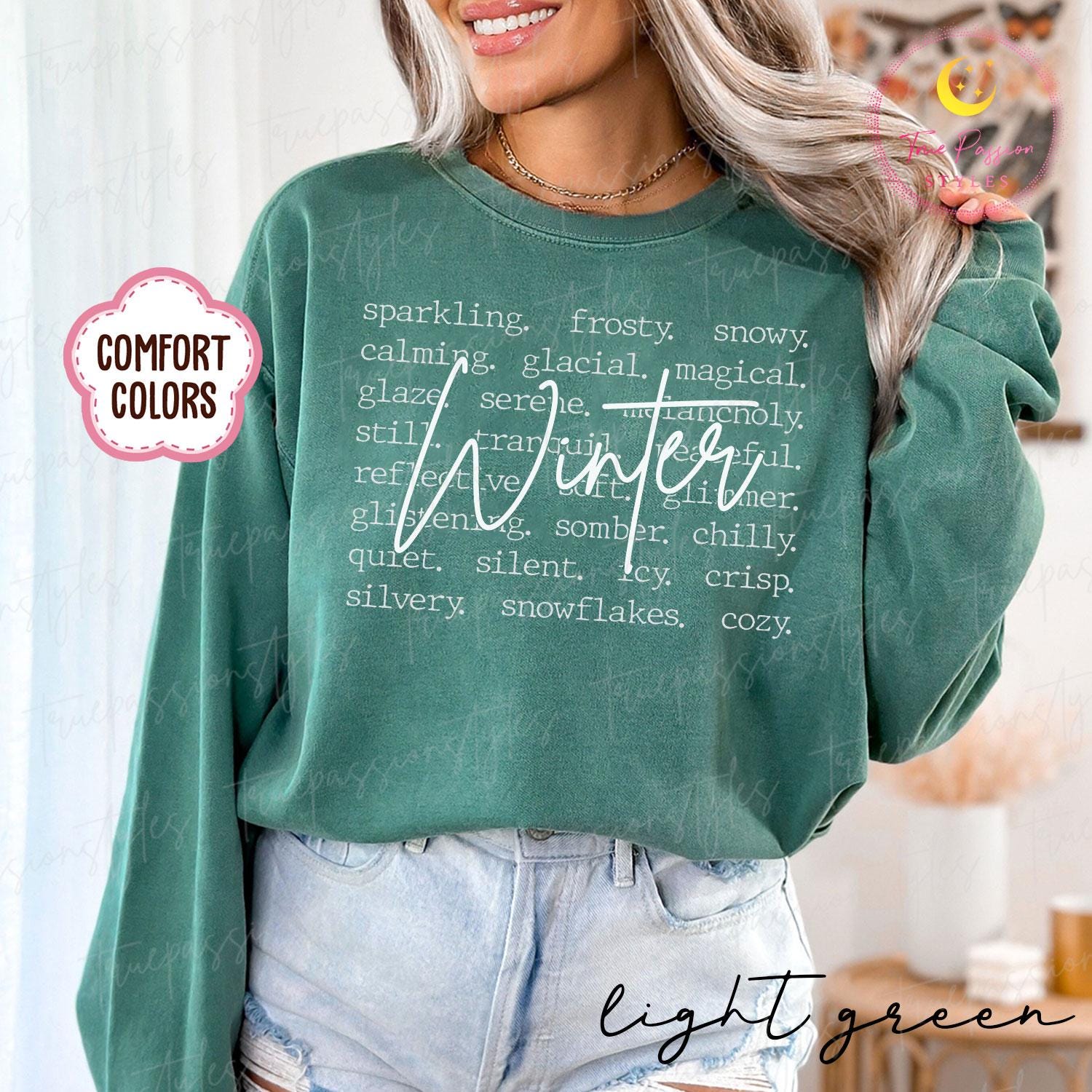 Comfort Colors® Winter Tshirt, Winter Definition Shirt, Cozy Season Tee ...