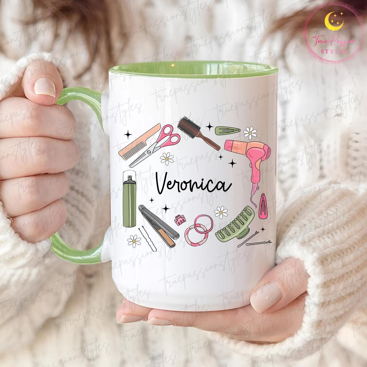 Personalized Hairstylist Mug, Custom Hairdresser Mug, Hair Stylist Mug ...