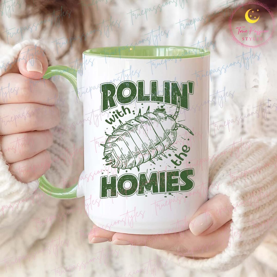 Insect Pill Bug Mug, Isopod Mug, Bugs Insect Lover Mug, Funny Weird ...