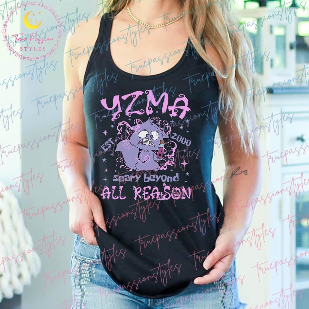 Yzma Cat With Potion Tank Top, Emperors New Groove Tank, Yzma Villain ...