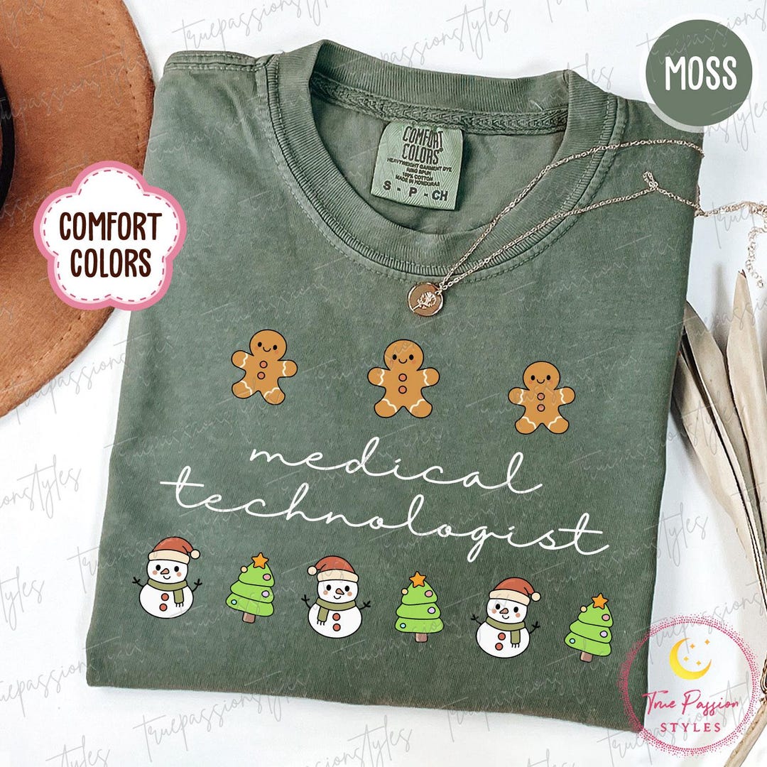 Comfort Colors® Med Tech Christmas Shirt, Christmas Medical ...