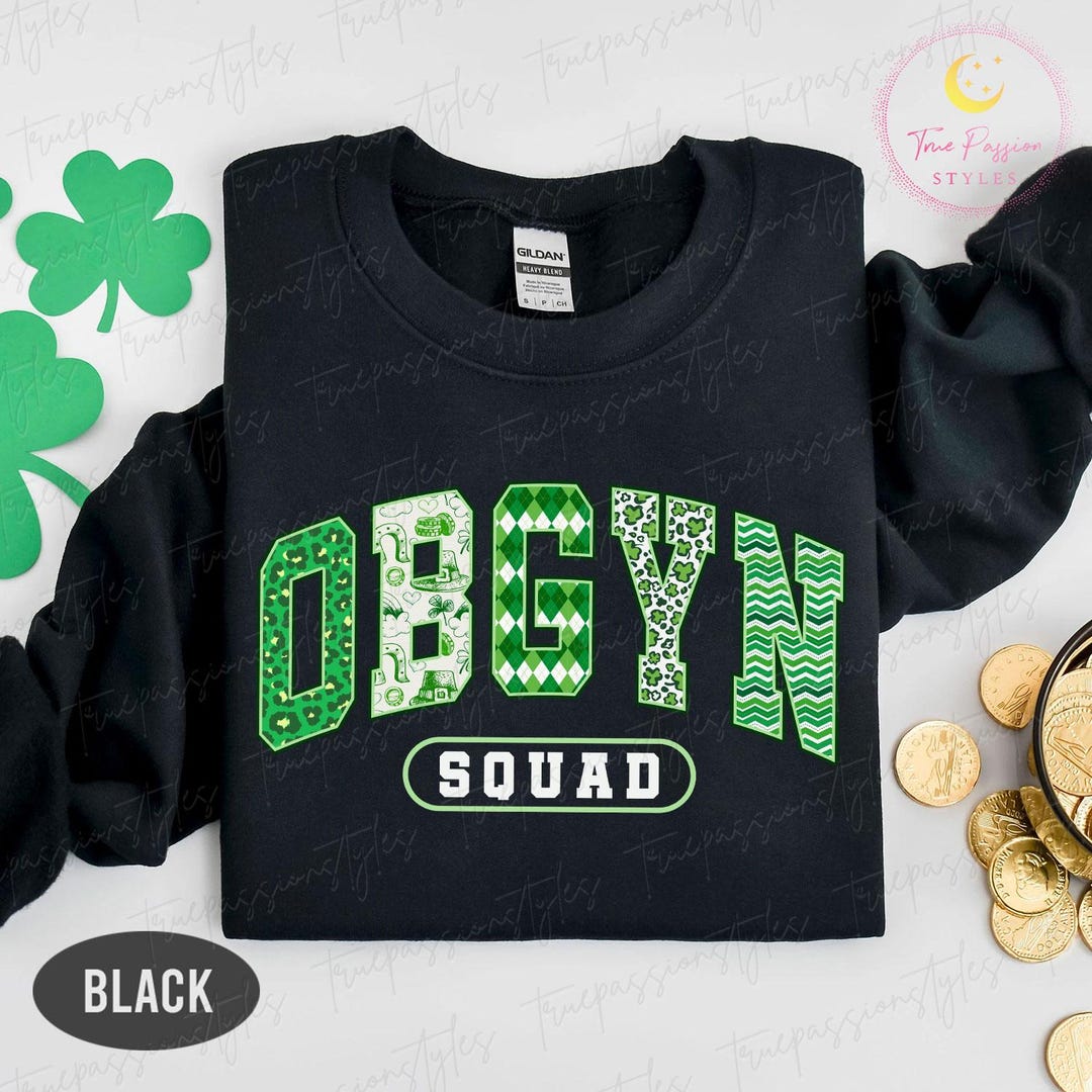 OBGYN Squad Sweatshirt, Obstetrics and Gynecology Nurse Shirt, Cute ...
