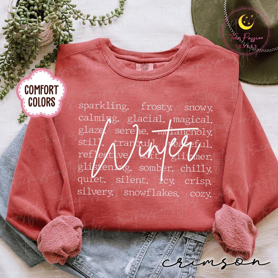 Comfort Colors® Winter Tshirt, Winter Definition Shirt, Cozy Season Tee ...