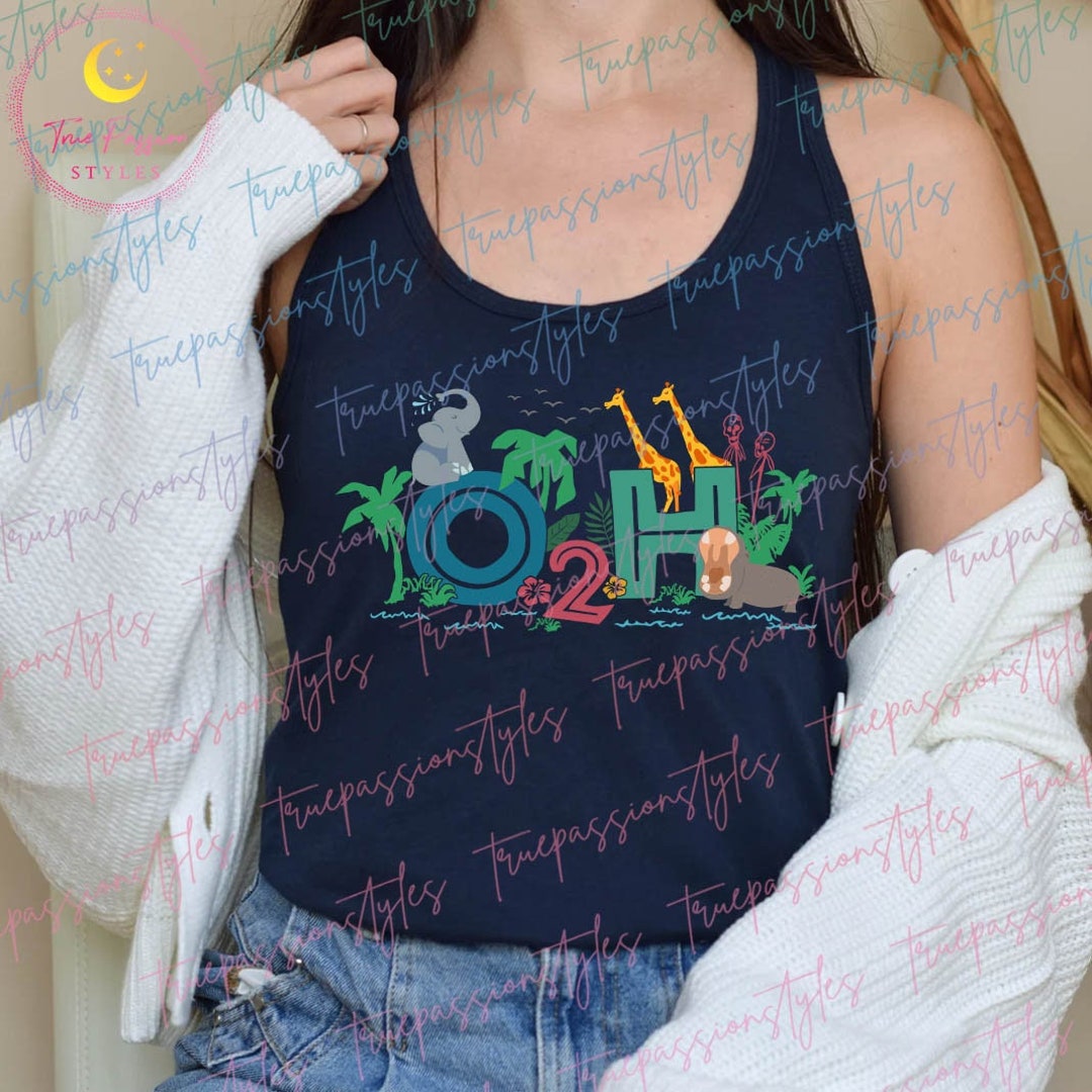 Jungle Cruise Tank Top, Back Side of Water Tank, Magic Kingdom Ladies ...