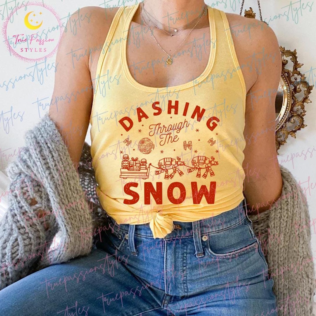 Toy Story Slinky Dog Christmas Tank Top, Dashing Through the Snow Tank, Christmas Dog Tank E2466 ...