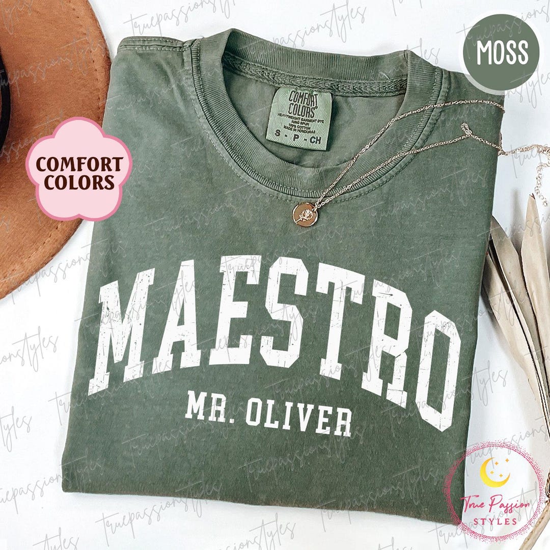 Comfort Colors® Custom Maestro Shirt, Spanish Teacher Shirt, Spanish ...