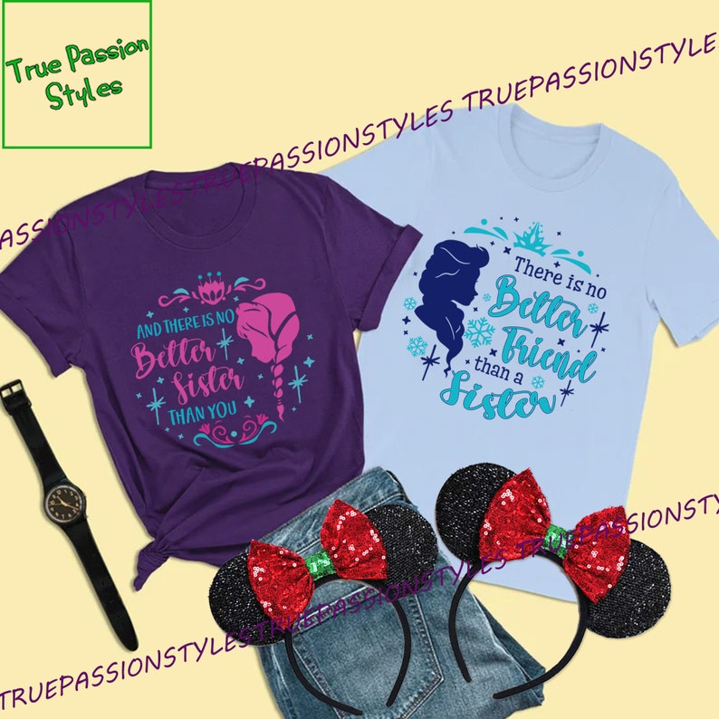 Frozen Elsa and Anna Shirt, Bestie BFF, Happiest Besties on Earth ...