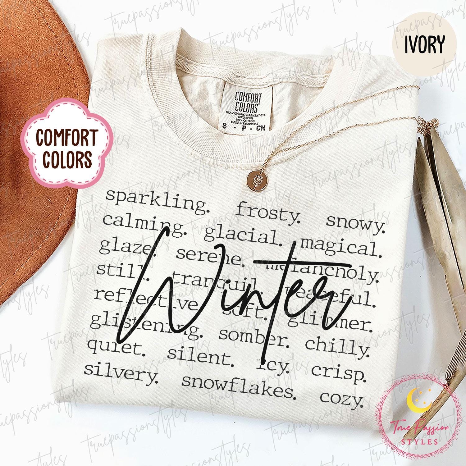 Comfort Colors® Winter Tshirt, Winter Definition Shirt, Cozy Season Tee ...