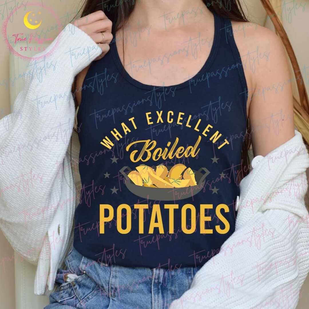 Potatoes Tank Top, Mr. Collins Ladies Tank, Jane Austen Book Lover Gift ...