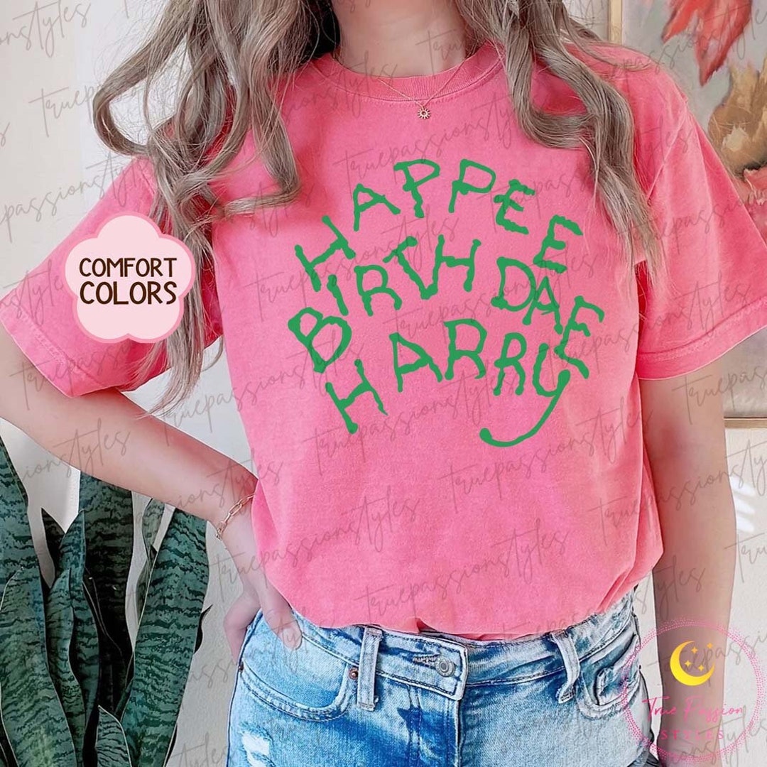 Comfort Colors Happee Birthdae Harry Shirt, Magic Birthday Shirt ...